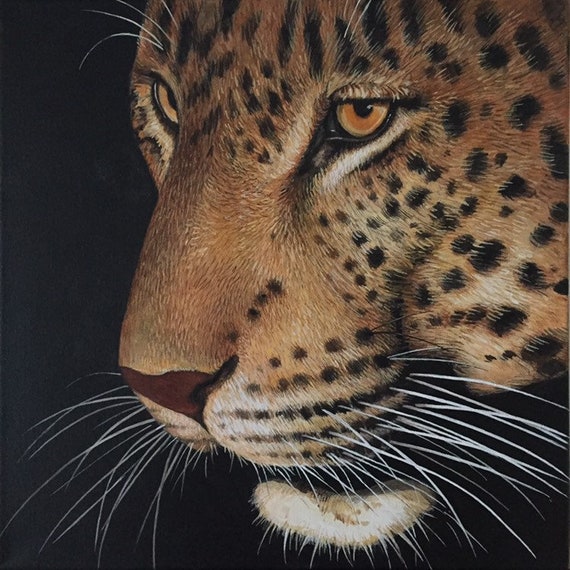 Leopard Painting Acrylic