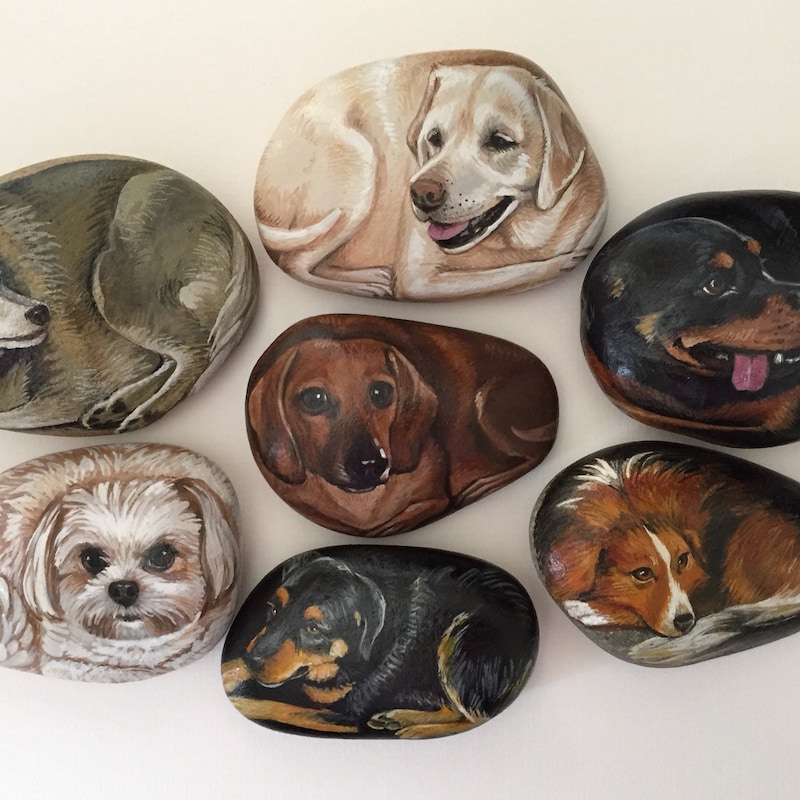 Hand Painted Rocks - Etsy