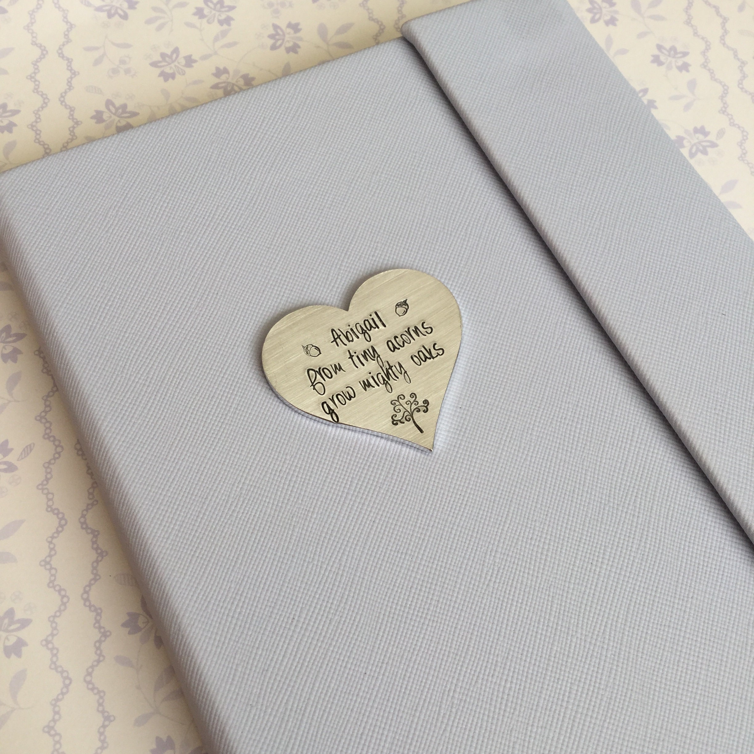 Personalised Purple Notebook Journal | Etsy