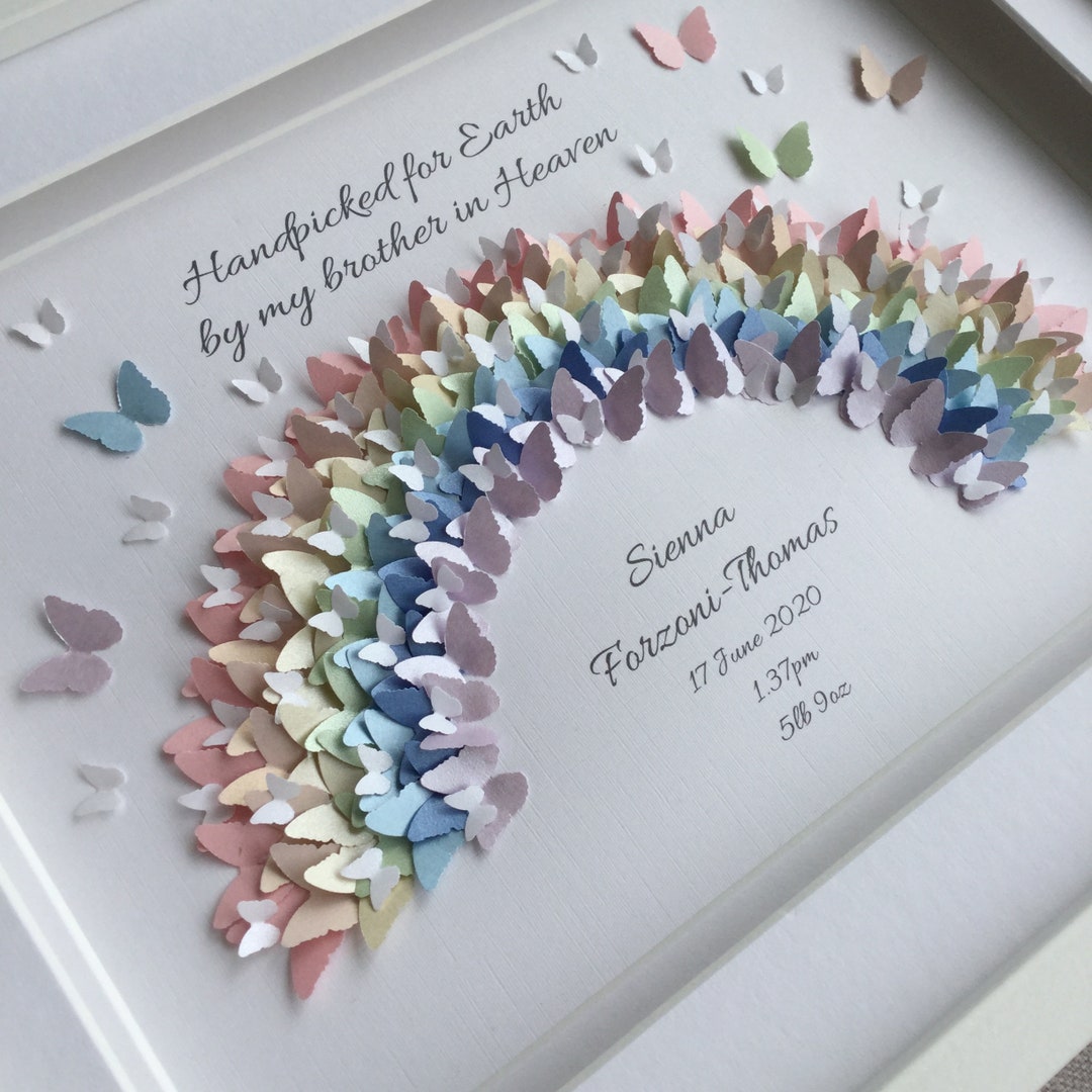 Rainbow Baby Picture Gift for Rainbow Baby Nursery by Little Jenny Wren ...