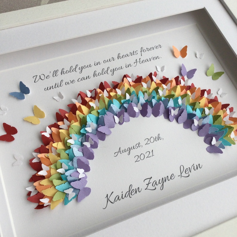 Rainbow Memorial Picture - Etsy