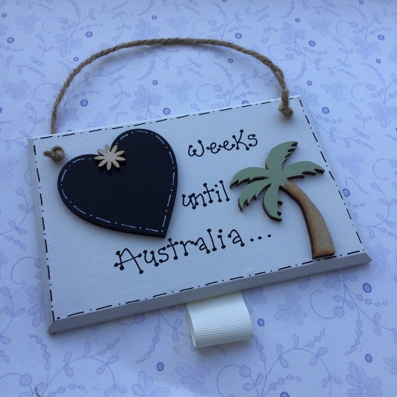 Holiday Countdown Plaque Weeks Until My Next Holiday Gift - Etsy