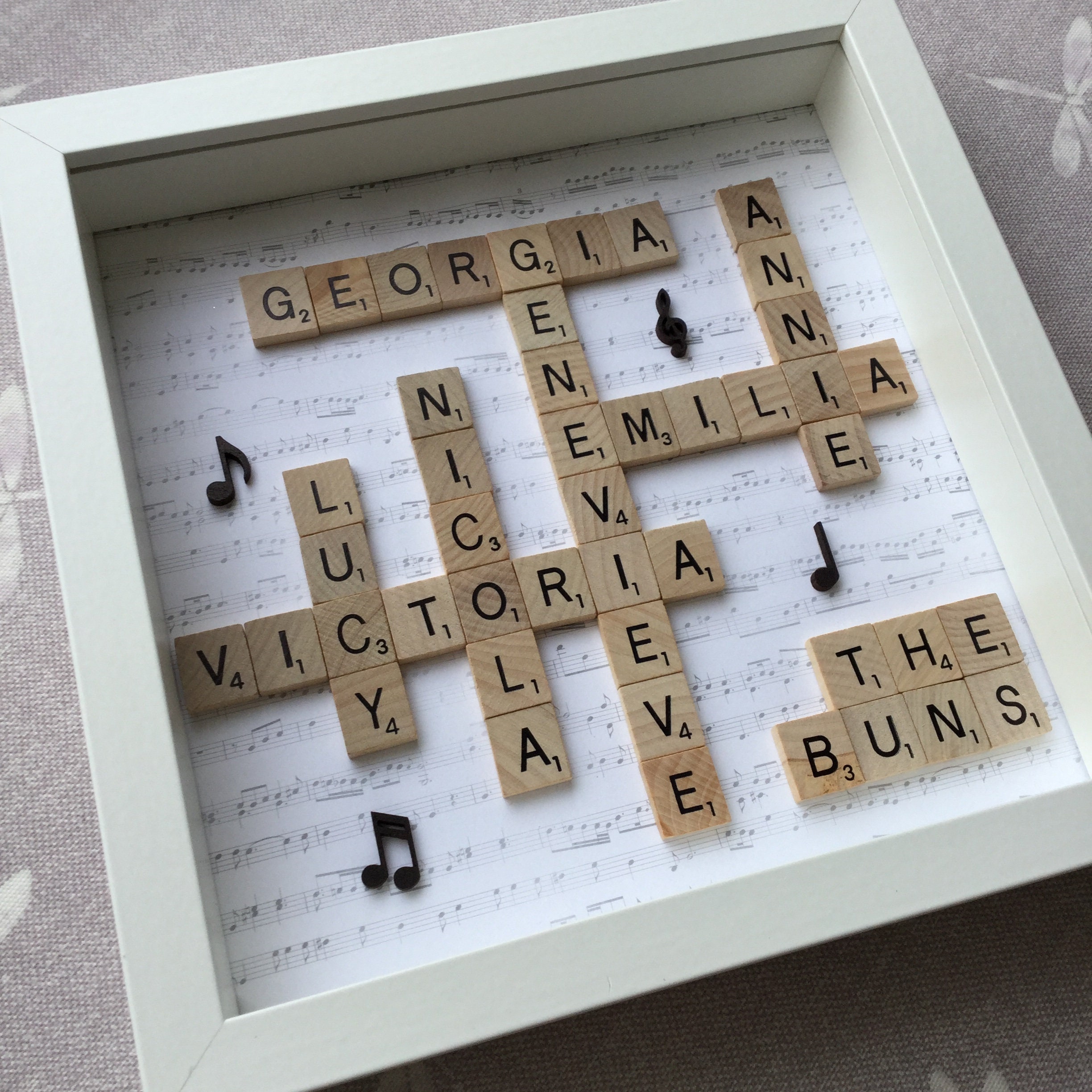 Family Scrabble Frame Personalised Family Names Personalised - Etsy Canada