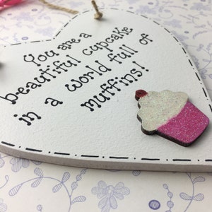 Cupcake Quote Plaque, Inspirational Words, Motivational Words ...