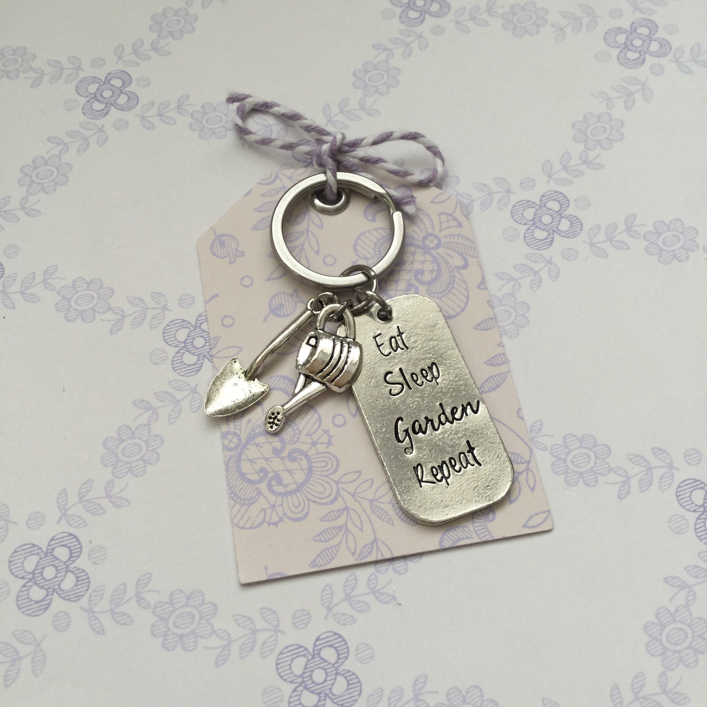 Eat Sleep Repeat Keyring - Etsy UK