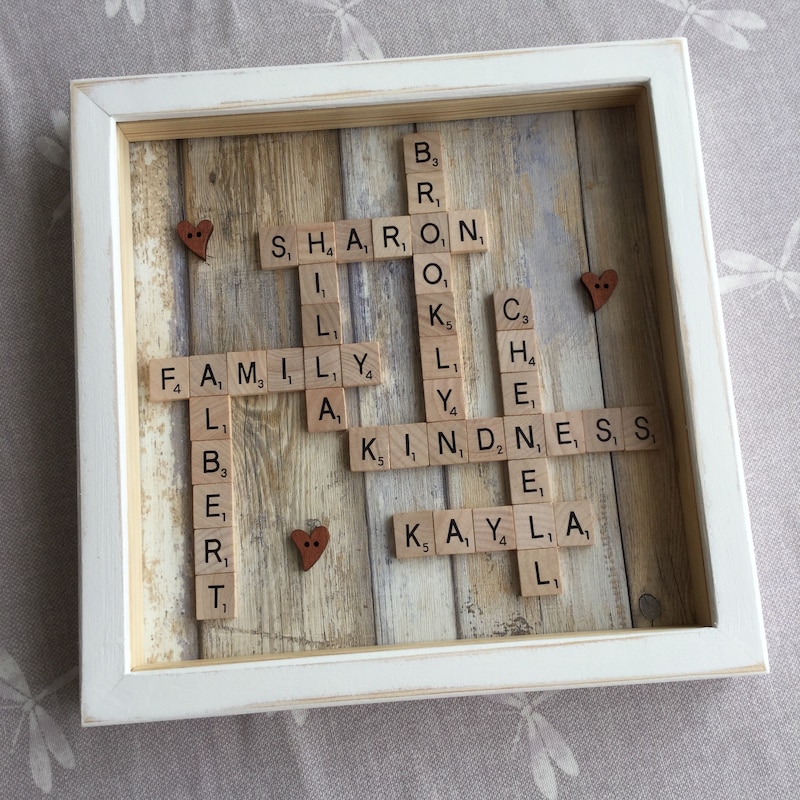 Scrabble Frame - Etsy UK