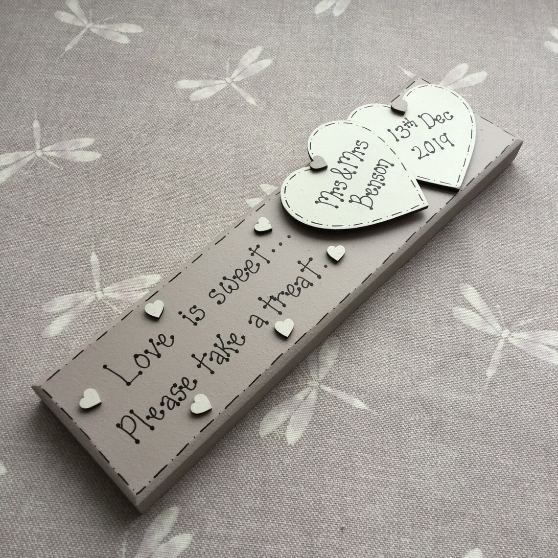 Wedding Sweet Table Sign Wedding Sweet Table Plaque Love is | Etsy