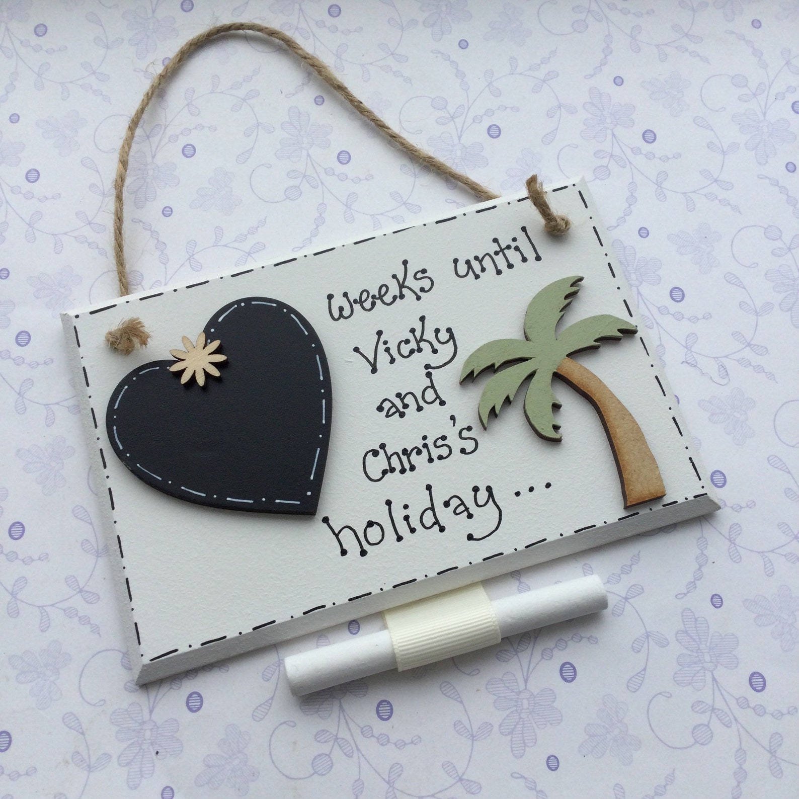 Holiday Countdown Plaque Weeks Until My Next Holiday Gift - Etsy