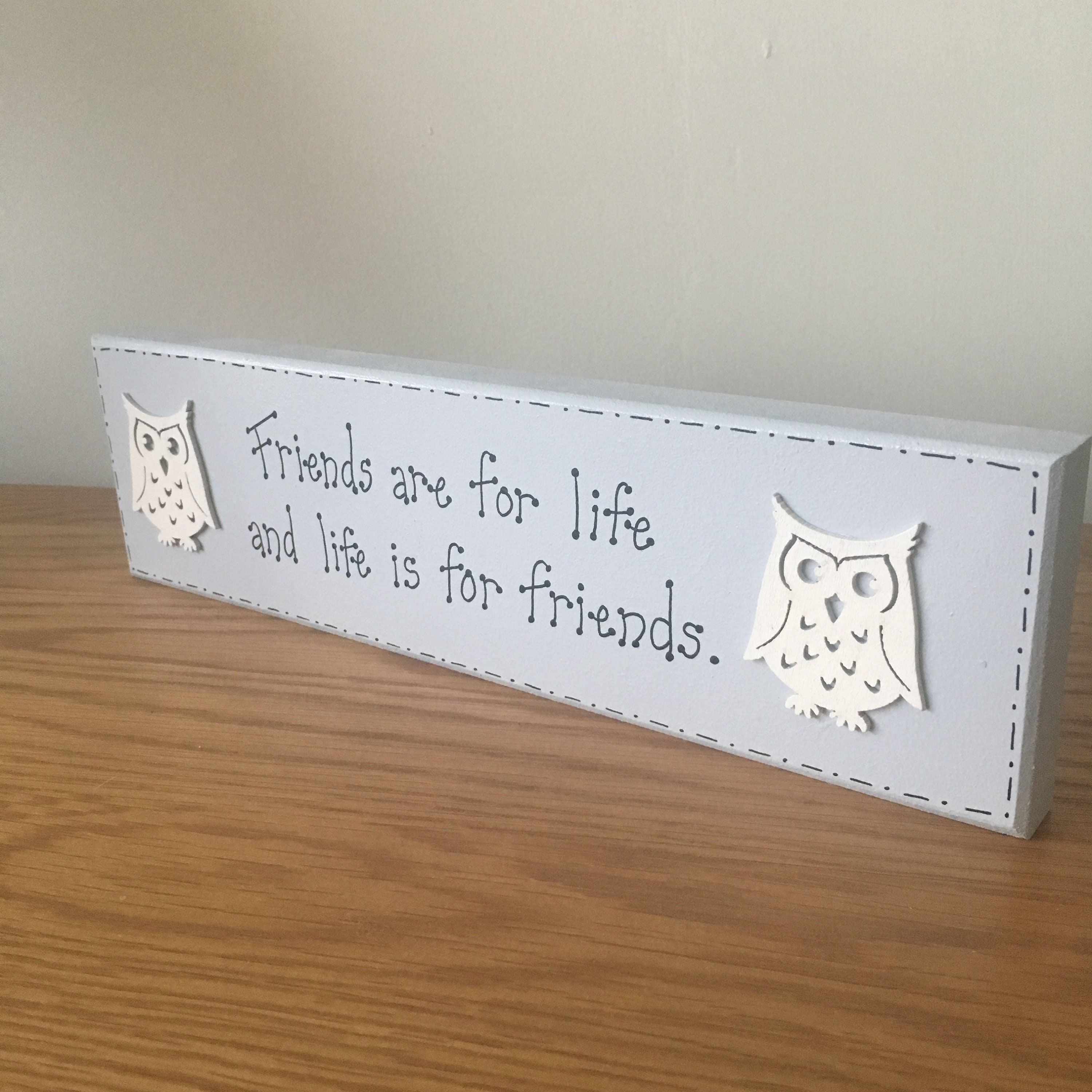 Friendship Quote Plaque Gift for Friend Personalised Gift | Etsy UK