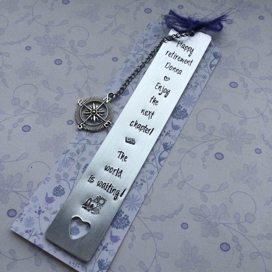 Retirement Bookmark Gift - Etsy
