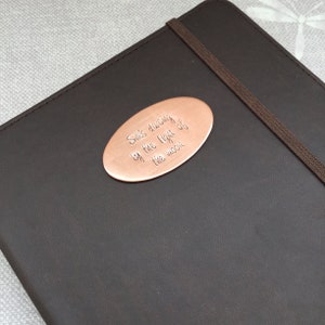 Hardback Brown Faux Leather Notebook, Personalised Diary, Personalised ...