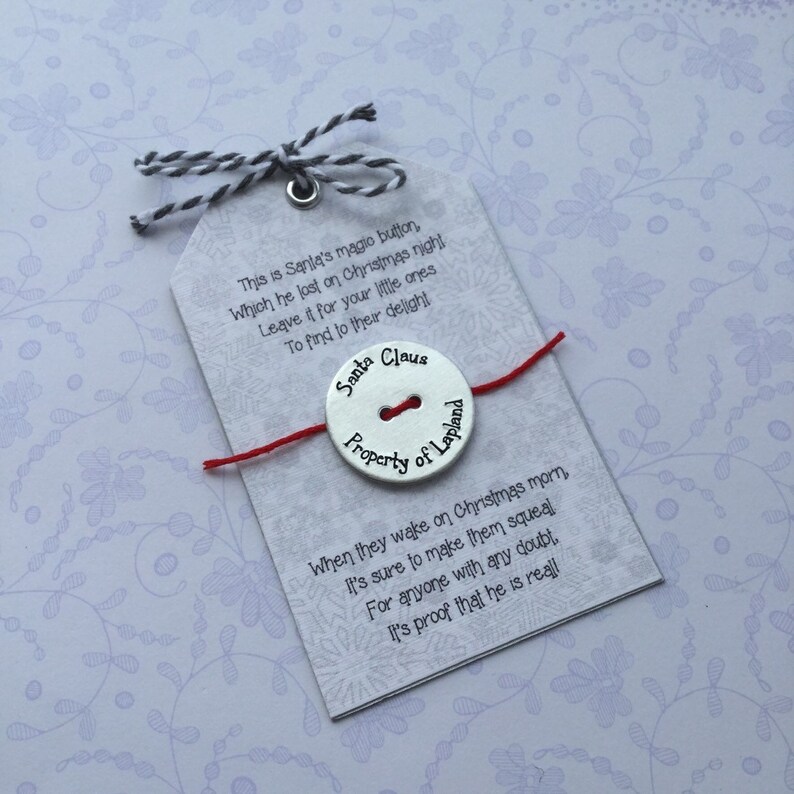 Santa's Lost Button, Santa’s Missing Button, Santa’s Button - Etsy