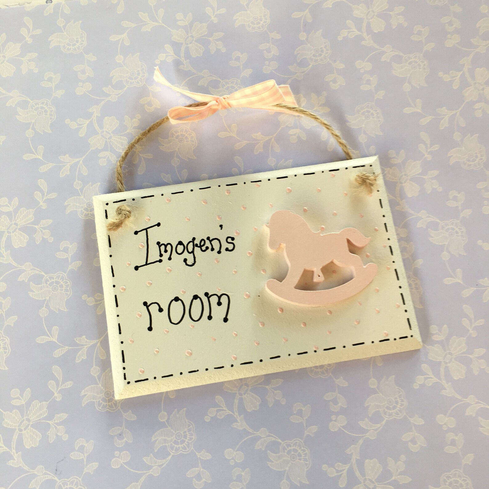 Baby's Door Sign Personalised Door Plaque Nursery Door | Etsy