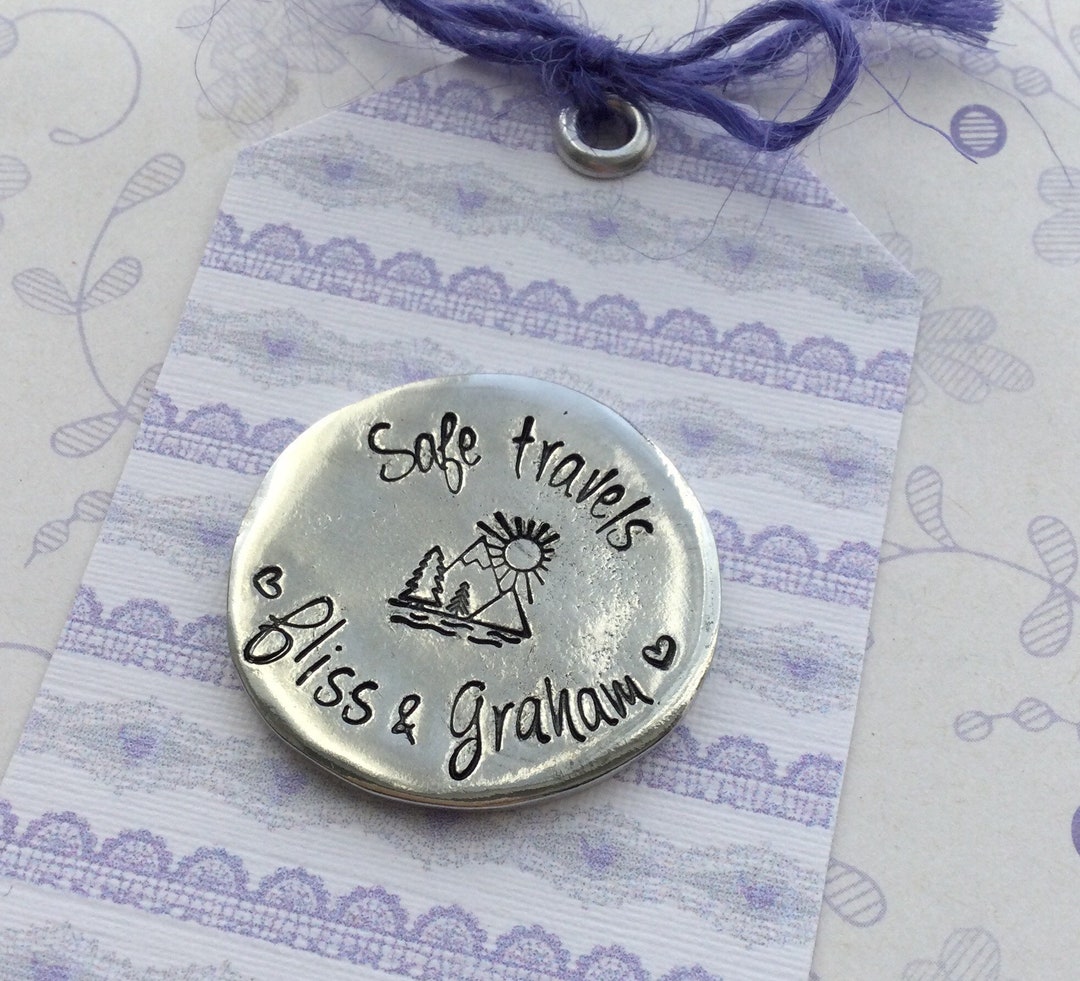 Bon Voyage Safe Travels Good Luck Token - Etsy