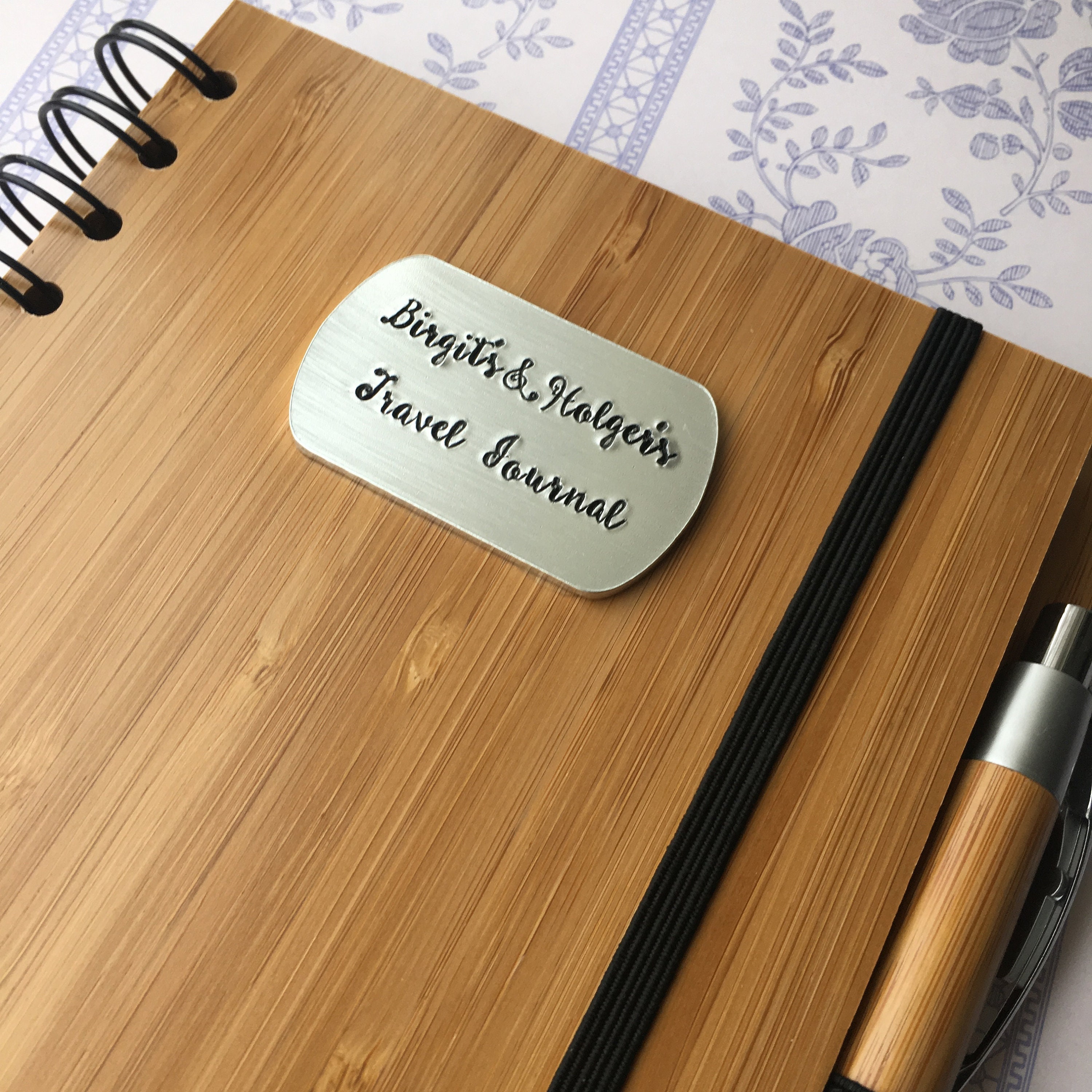 Personalised Bamboo Notebook Personalised Diary Personalised - Etsy UK