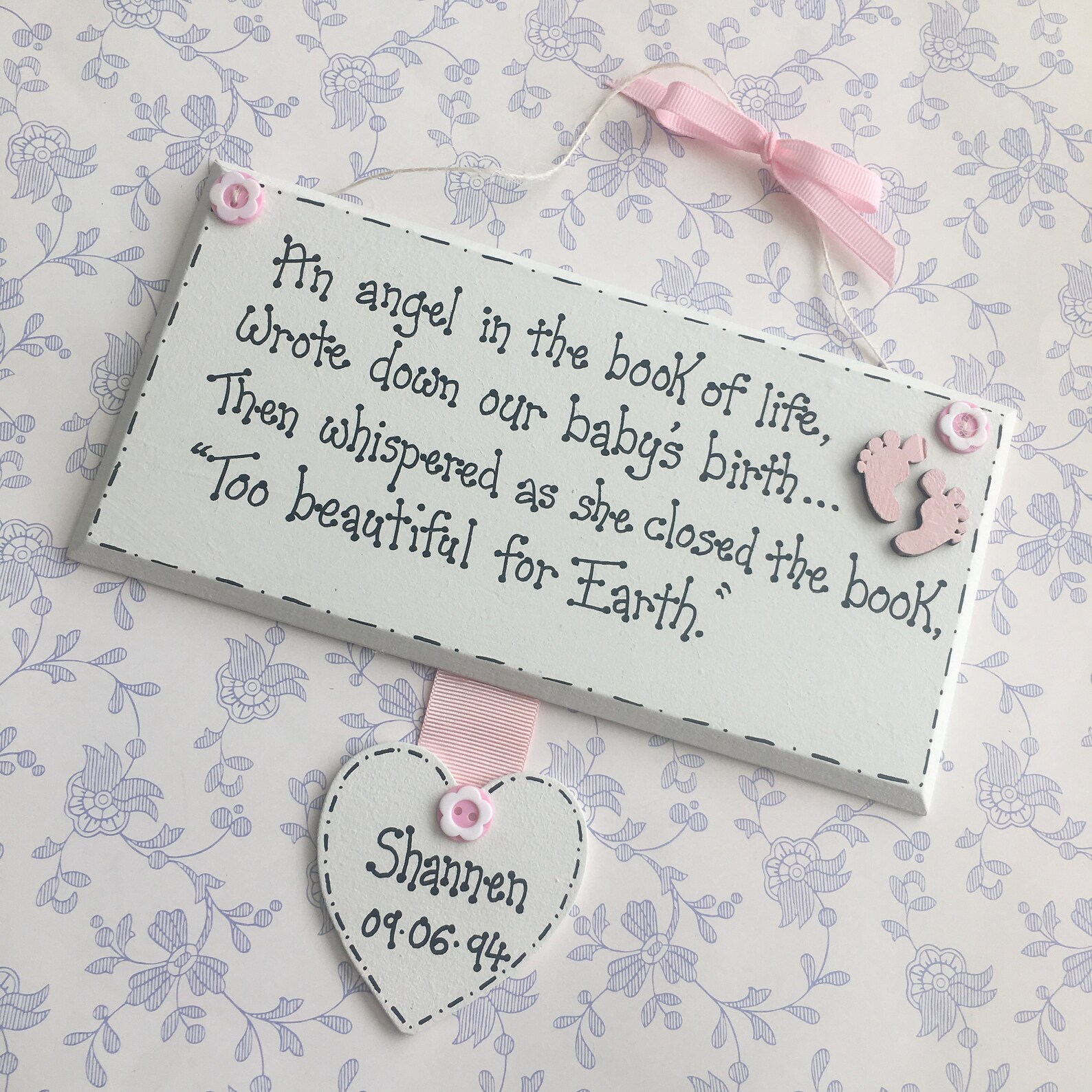 Baby Loss Keepsake Plaque Miscarriage Stillbirth Infant | Etsy