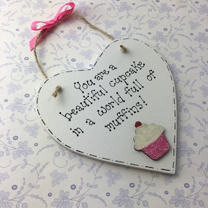 Cupcake Quote Plaque, Inspirational Words, Motivational Words ...