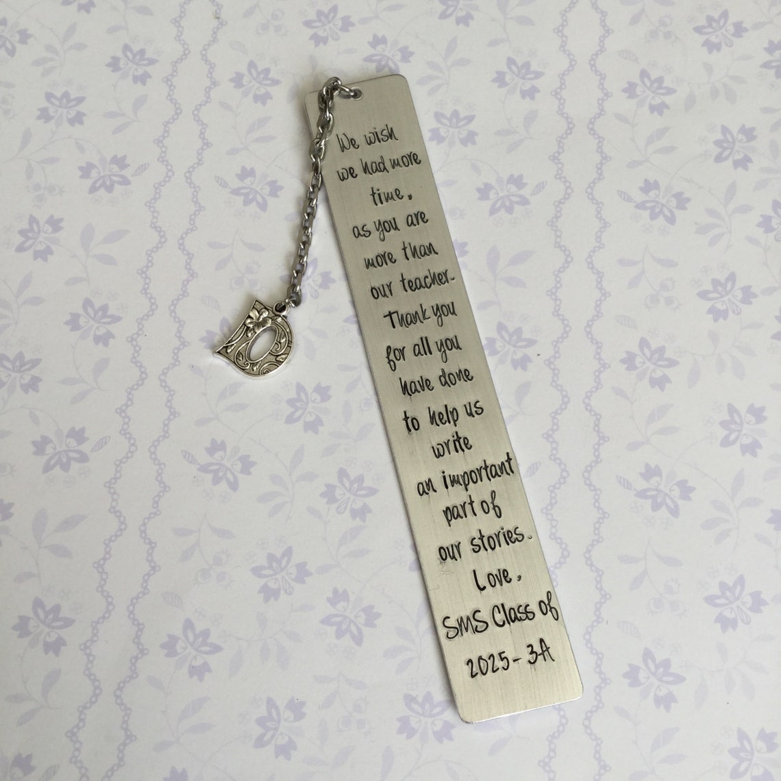 Personalised Teacher Bookmark End of Term Gift Gift for | Etsy