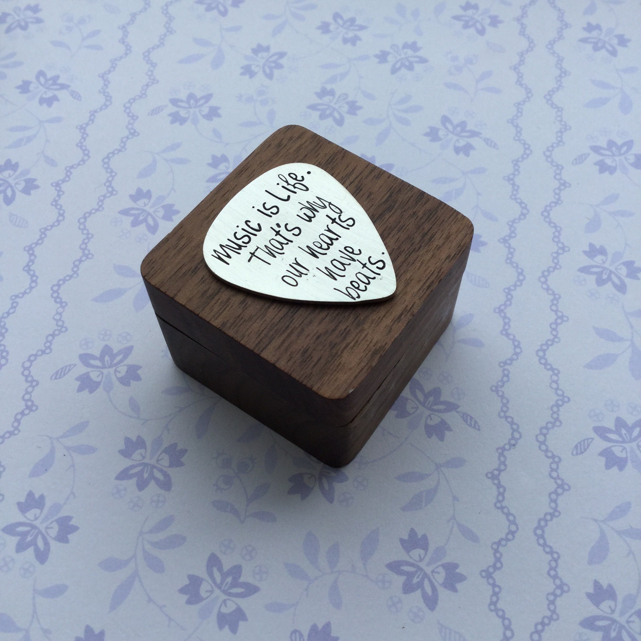 Personalised Guitar Pick Box Plectrum Box Guitarist Gift - Etsy UK