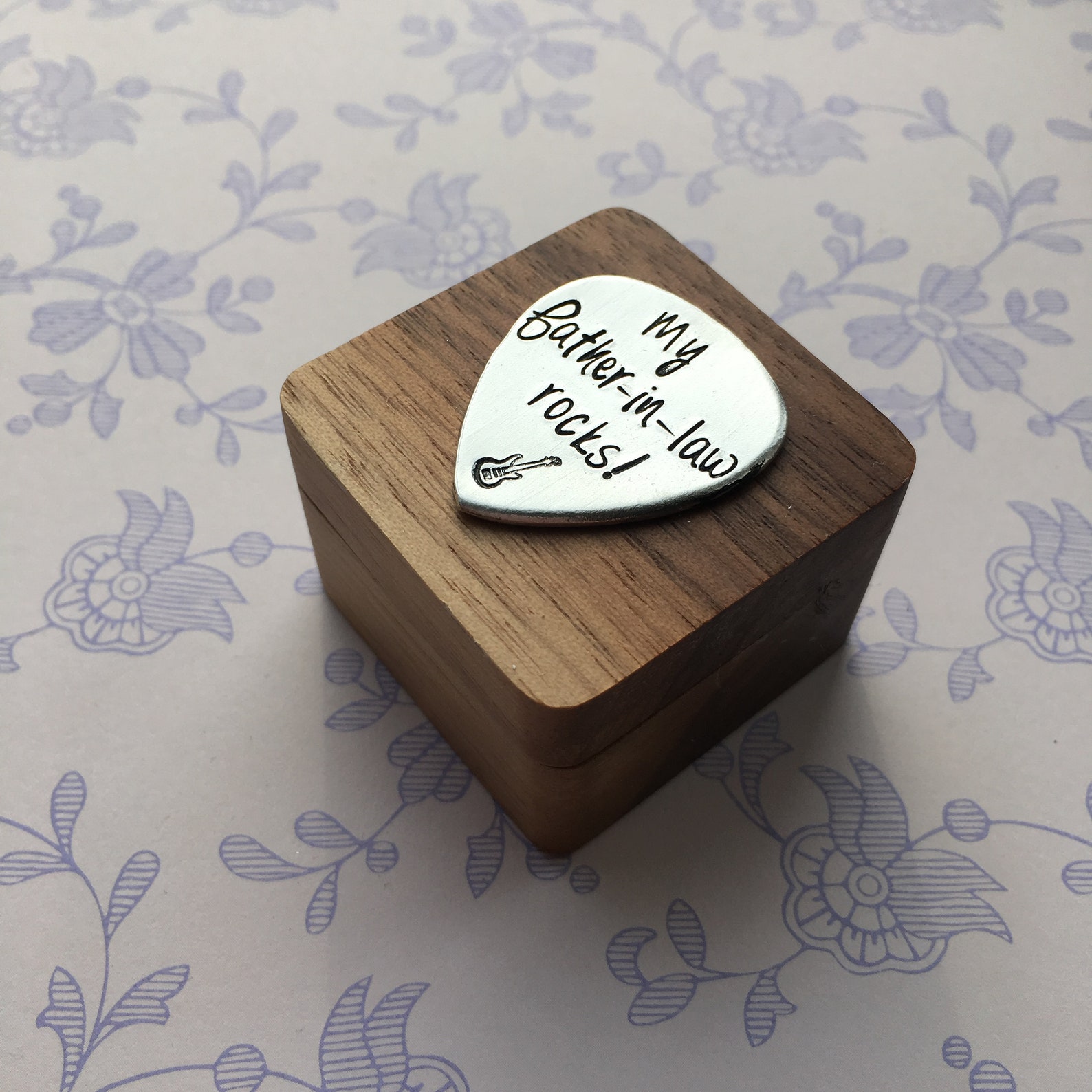 Personalised Guitar Pick Box Plectrum Box Guitarist Gift - Etsy UK