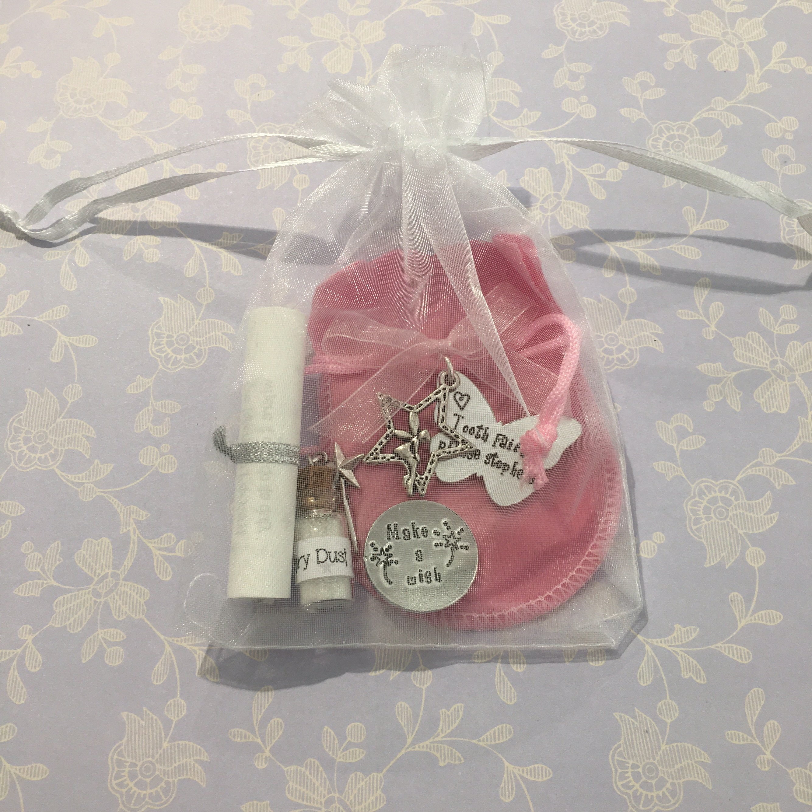 Tooth Fairy Pouch tooth fairy magic dust wishing coin | Etsy