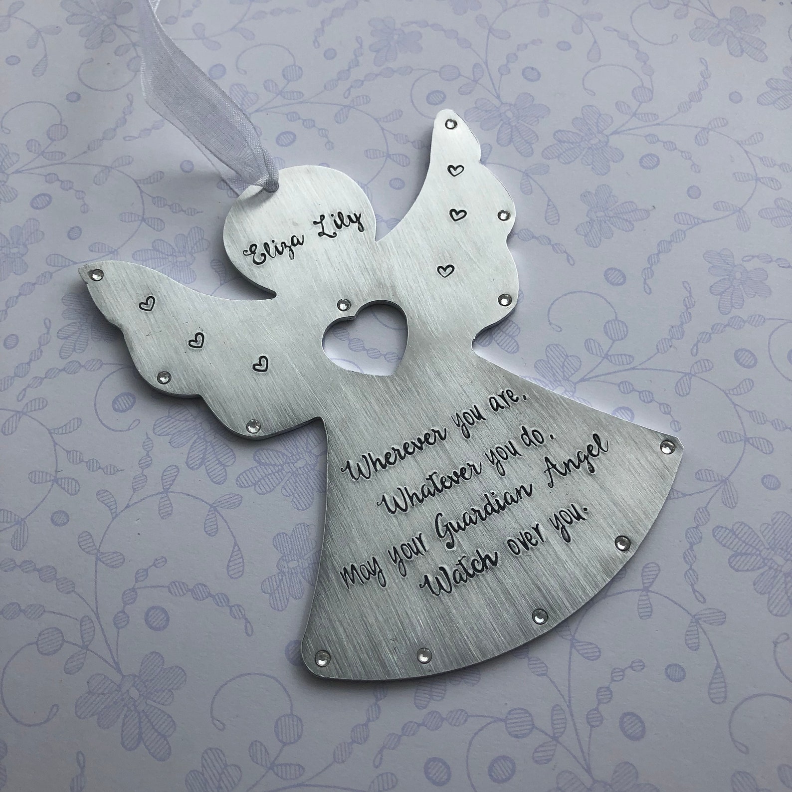 Guardian Angel Christening Gift Angel Decoration - Etsy