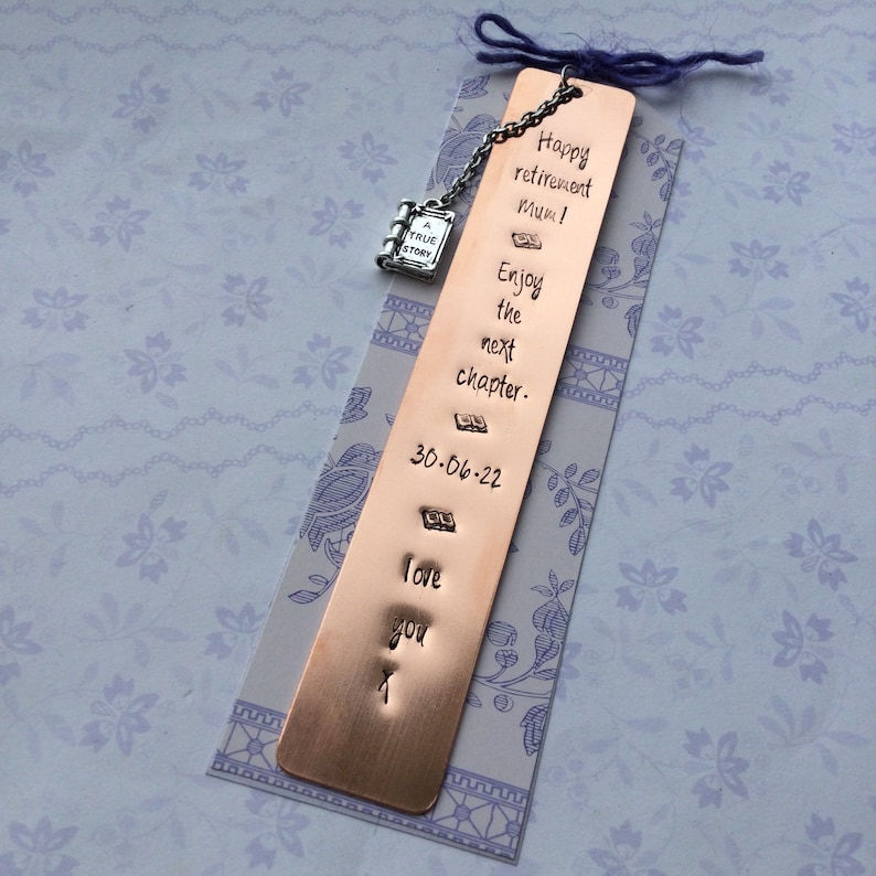 Retirement Bookmark Gift - Etsy UK