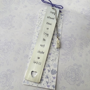 Retirement Bookmark Gift - Etsy UK