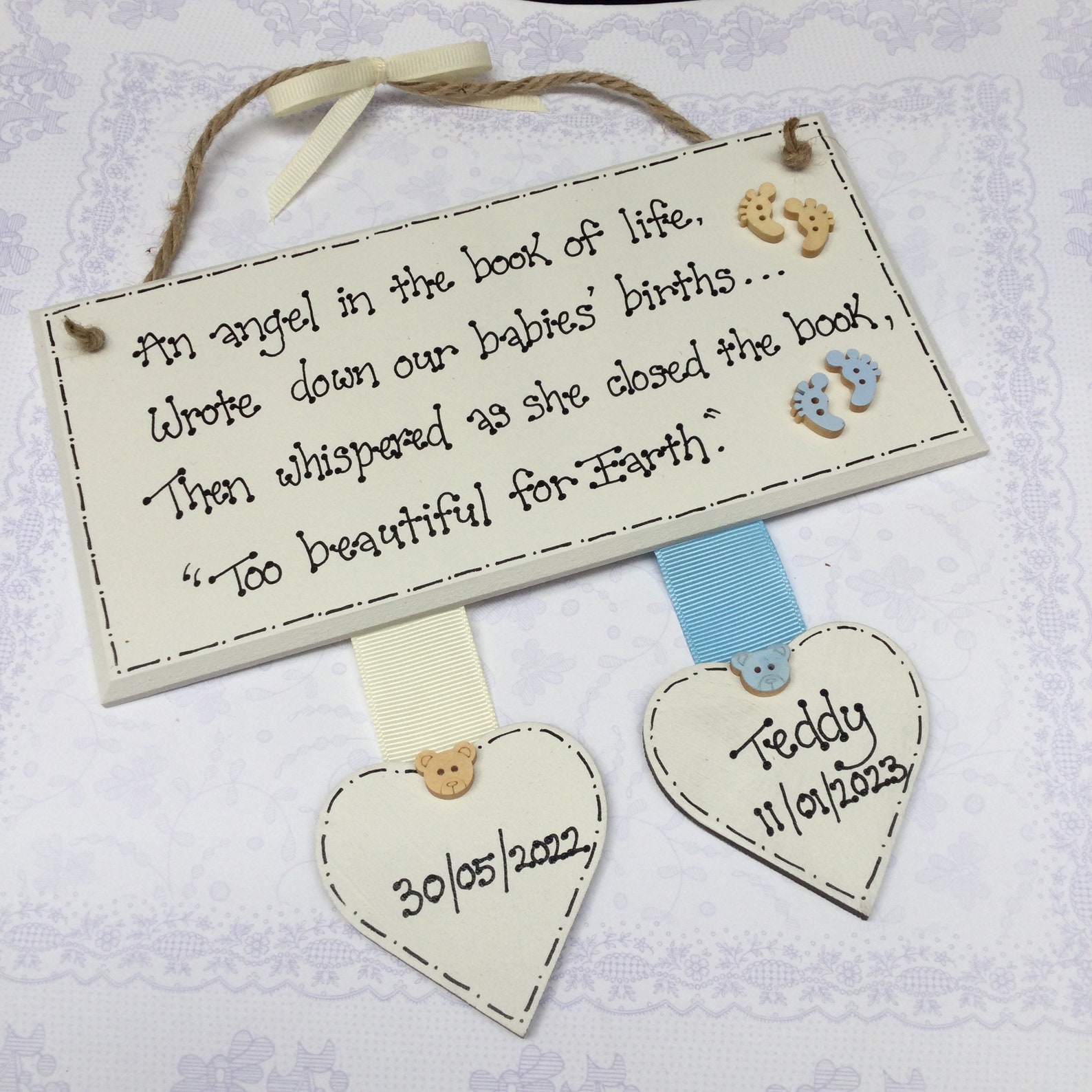Baby Loss Keepsake Plaque Miscarriage Stillbirth Infant - Etsy
