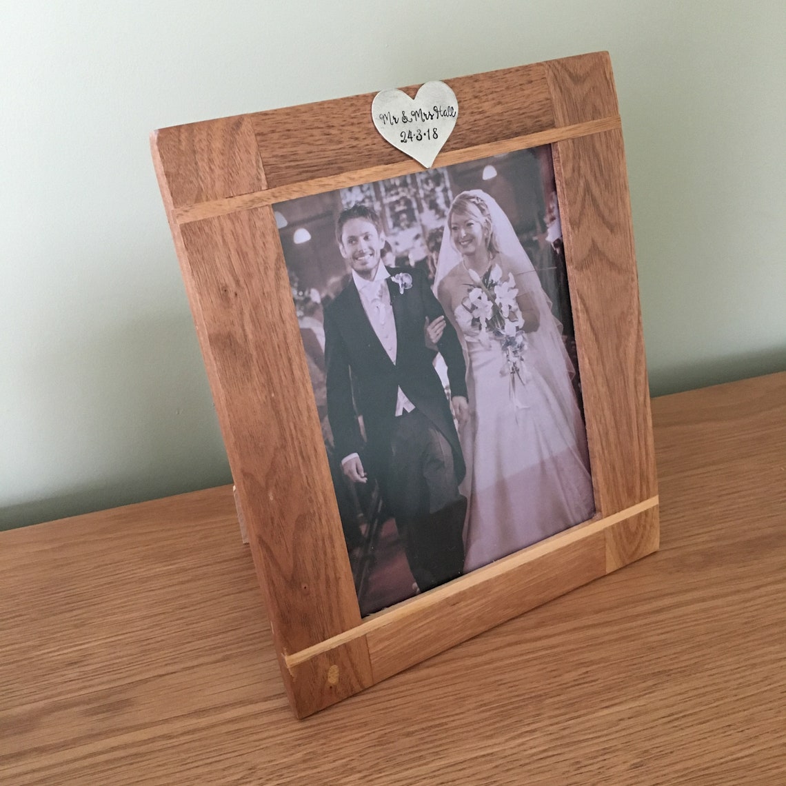 Personalised Wedding Photo Frame, Bespoke Photo Frame, Gift for Bride ...