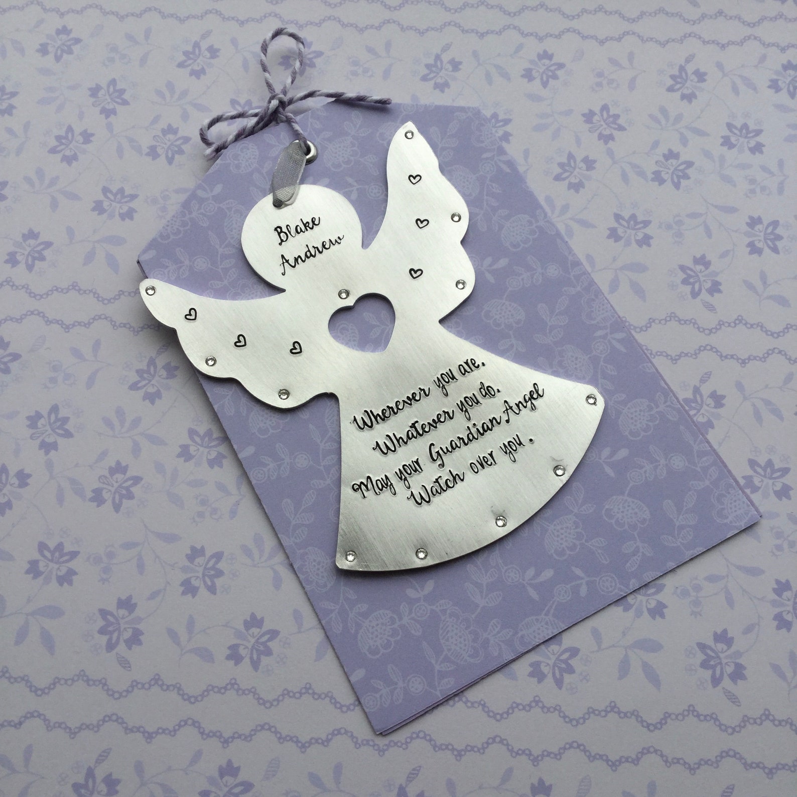 Guardian Angel Christening Gift Angel Decoration - Etsy