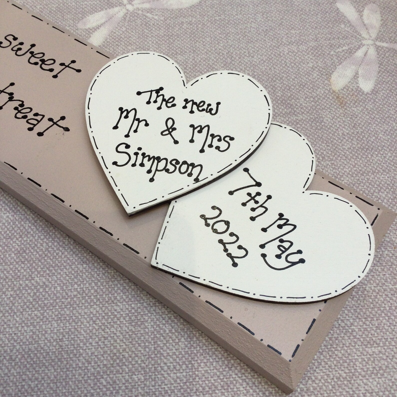 Wedding Sweet Table Sign Wedding Sweet Table Plaque Love is - Etsy