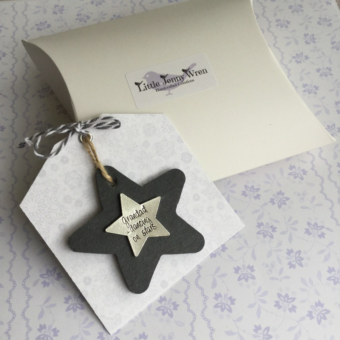 Personalised Slate Star Decoration | Etsy