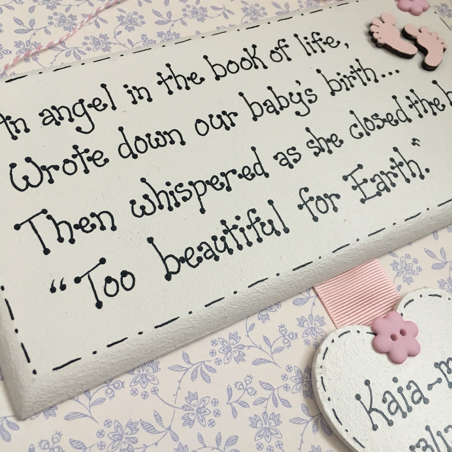 Baby Loss Keepsake Plaque, Miscarriage, Stillbirth, Infant Loss, Angel ...