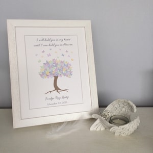 Baby Loss Butterfly Tree Print, Miscarriage, Stillbirth, Infant Loss ...
