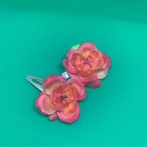 Rose Hair Clip - Etsy UK