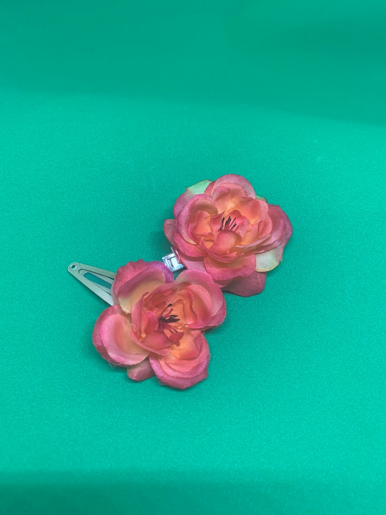 Rose Hair Clip | Etsy