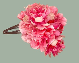 Cherry Hair Clips, Set of 2 Clips, Girls Hair Clips, Pink Hair Bow ...