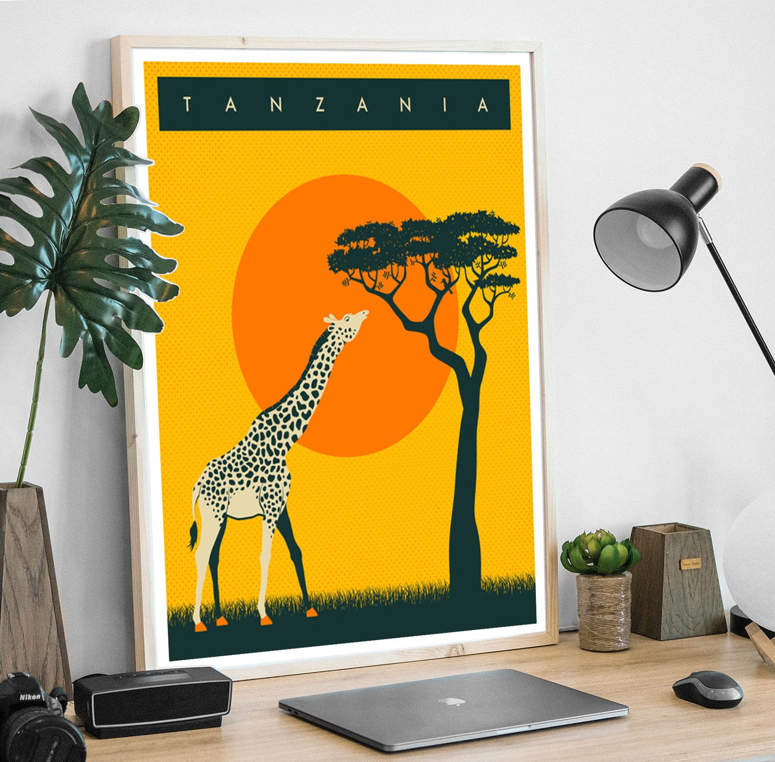 Tanzania Vintage Travel Poster / Tanzania Poster / Tanzania | Etsy
