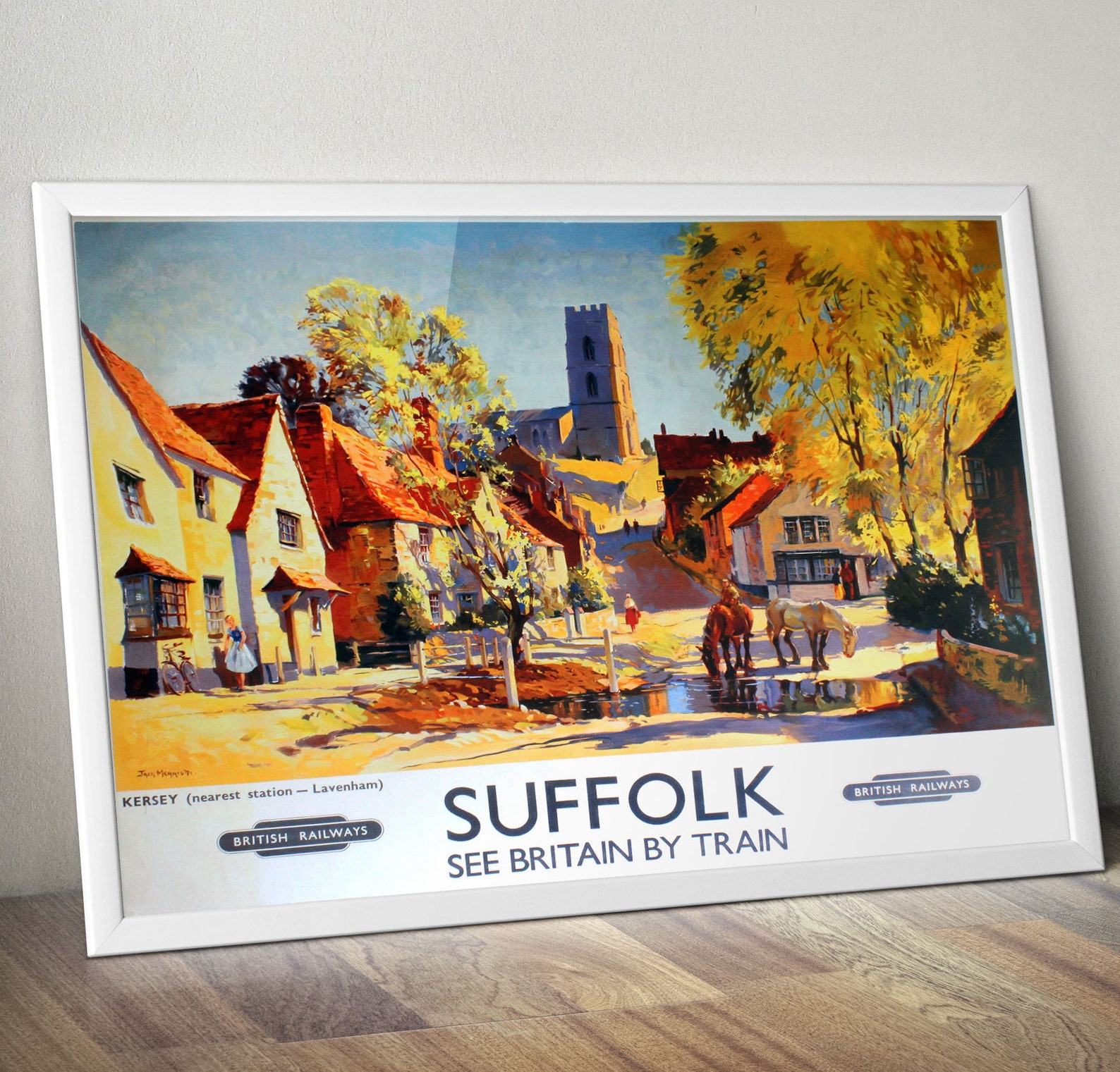 Suffolk Poster / Suffolk Print / Vintage Suffolk / Travel - Etsy