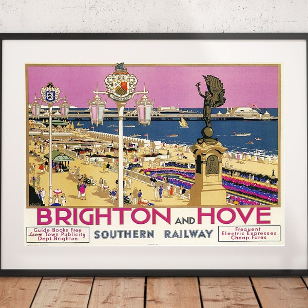 Brighton Poster - Etsy UK