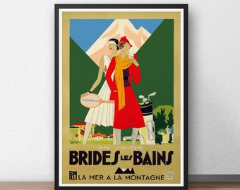 Antibes Vintage Travel Poster French Riviera PLM Railway - Etsy