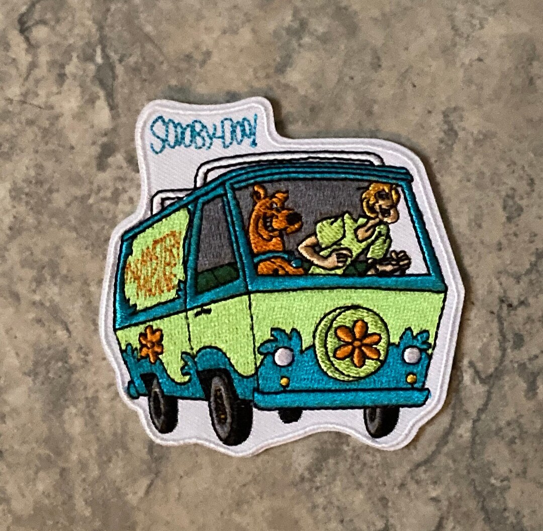 Scooby Doo and Shaggy Mystery Machine Van / Sew On, Fabric PATCH - Etsy