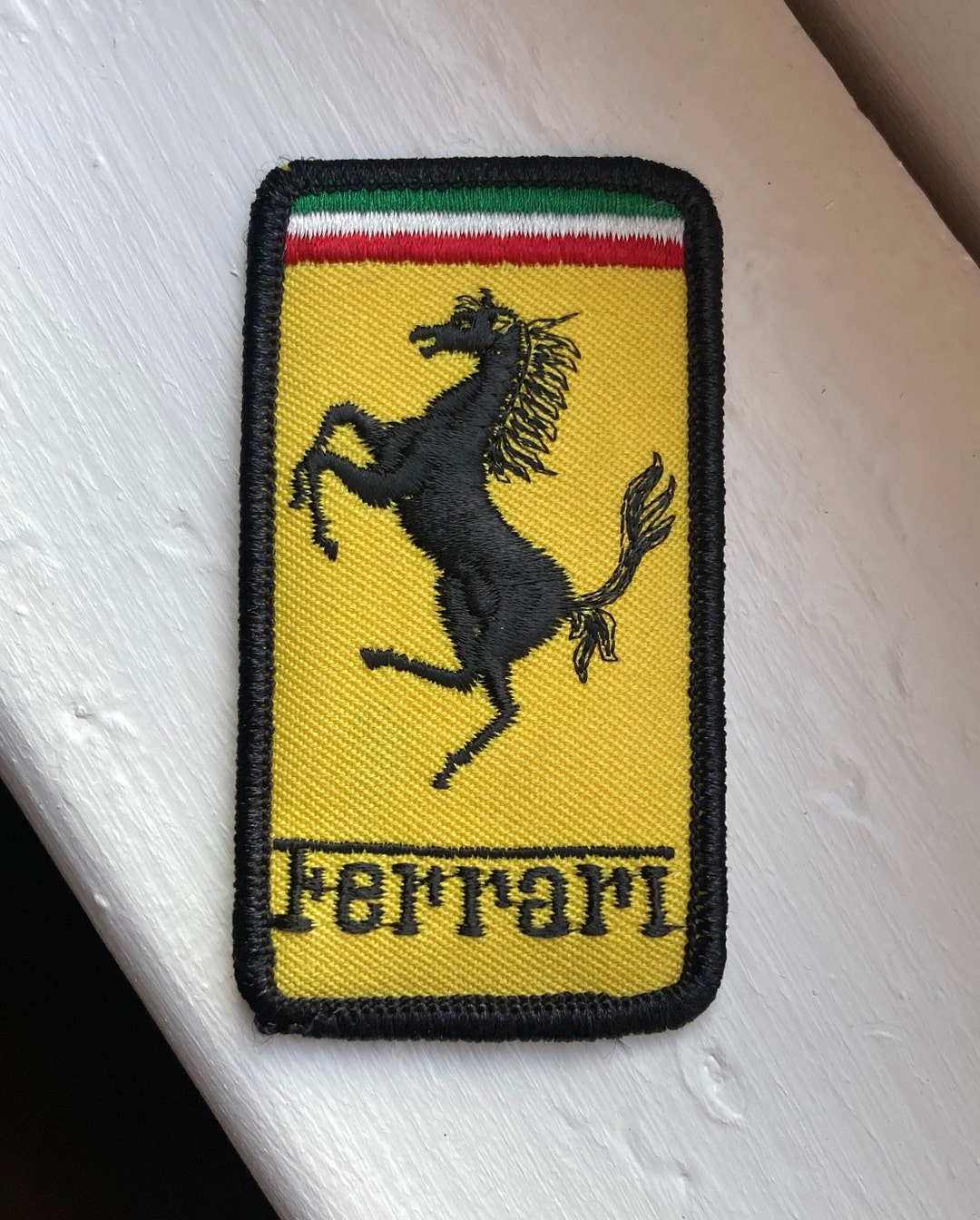 FERRARI Prancing Horse / Sew On, Fabric PATCH - Etsy