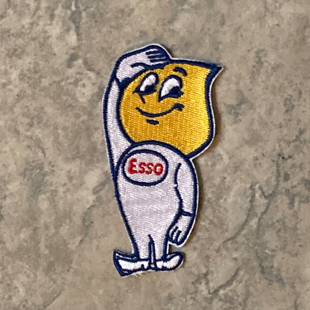 ESSO Oil Drip / Sew On, Fabric PATCH Petroliana Automobilia - Etsy