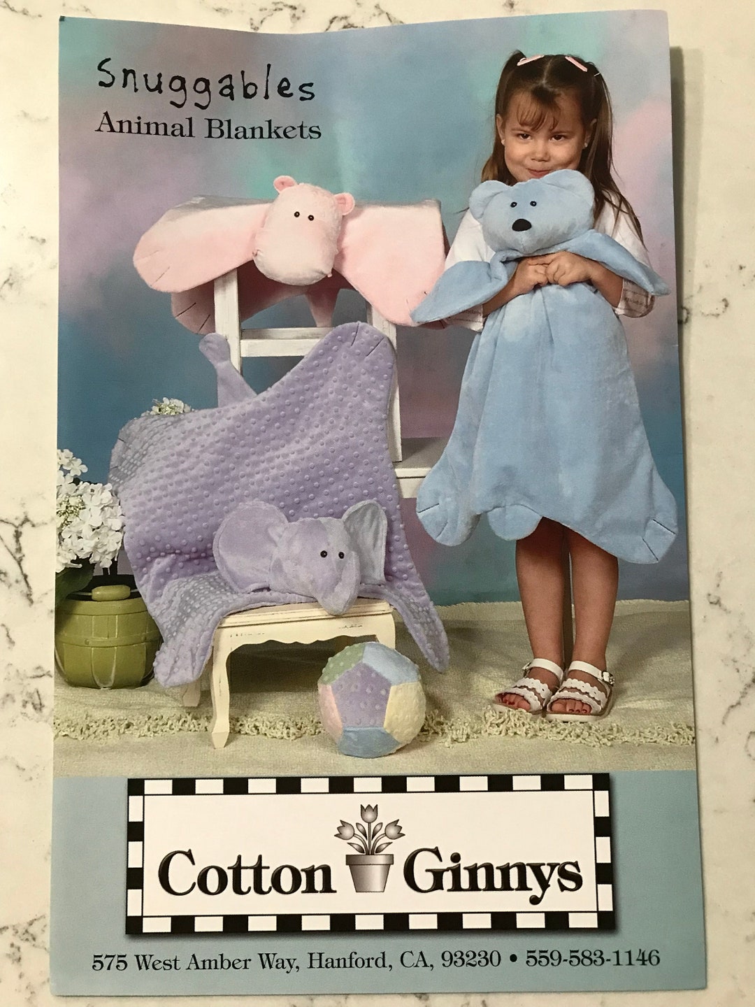 Snuggables Animal Blanket Bear Hippo or Elephant - Etsy