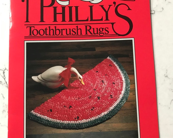 Toothbrush Rug Pattern, Aunt Philly's Half Moon Toothbrush Rug Pattern ...