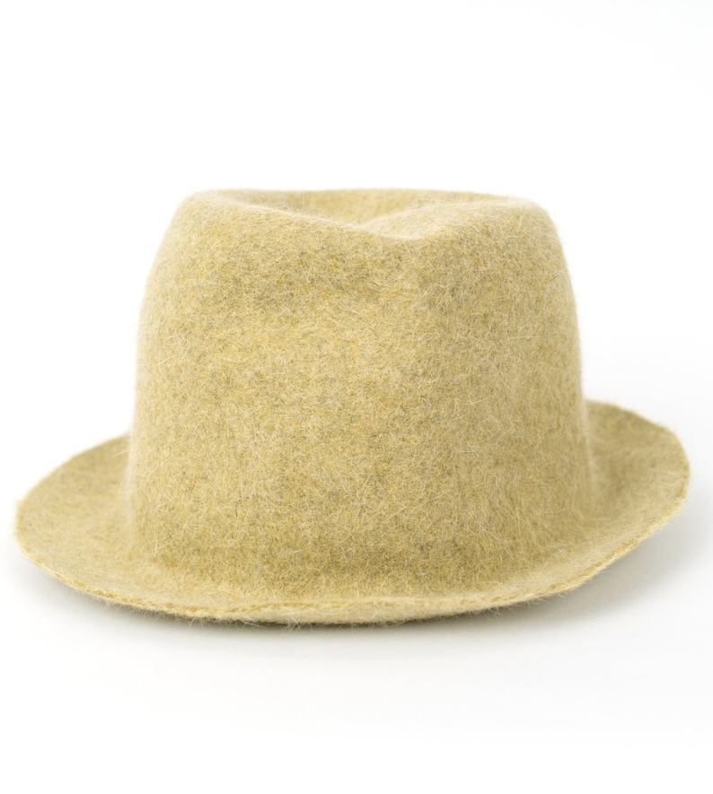 Light Crumple Hat Made of Fine Graver Hair in a Rustic Look, Puristic ...