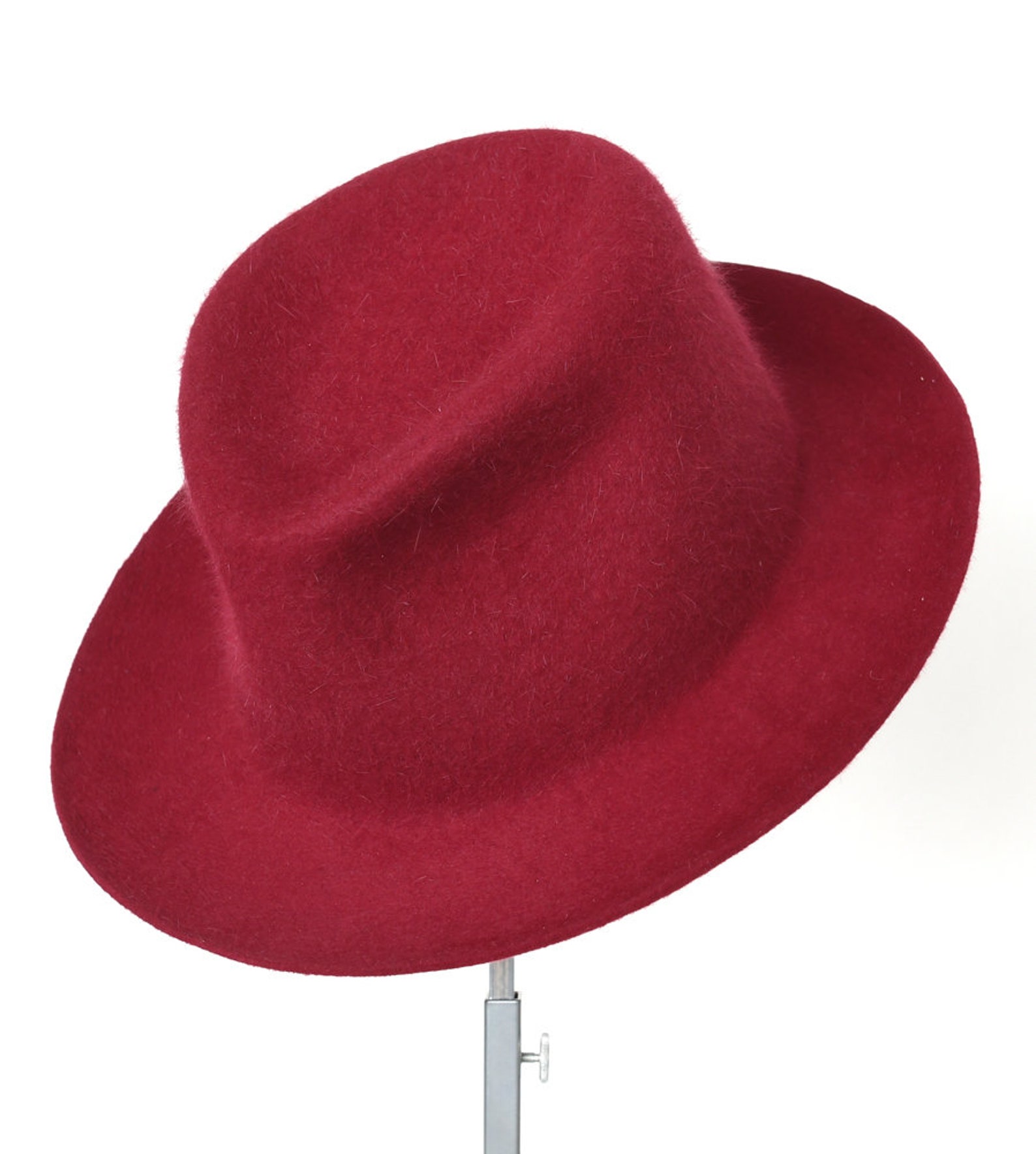 Fedora, breiter Hutrand, Damen Filzhut, Damenhut, Luxus, Hut, Vintage ...