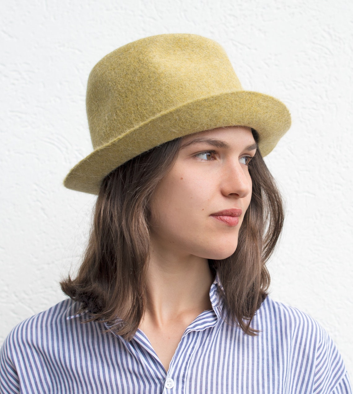 Light Crumple Hat Made of Fine Graver Hair in a Rustic Look, Puristic ...